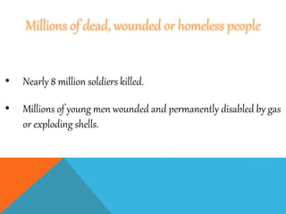 Effects of First world war | PPT