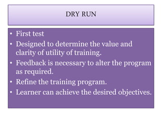 Implementation phase in process of training | PPT
