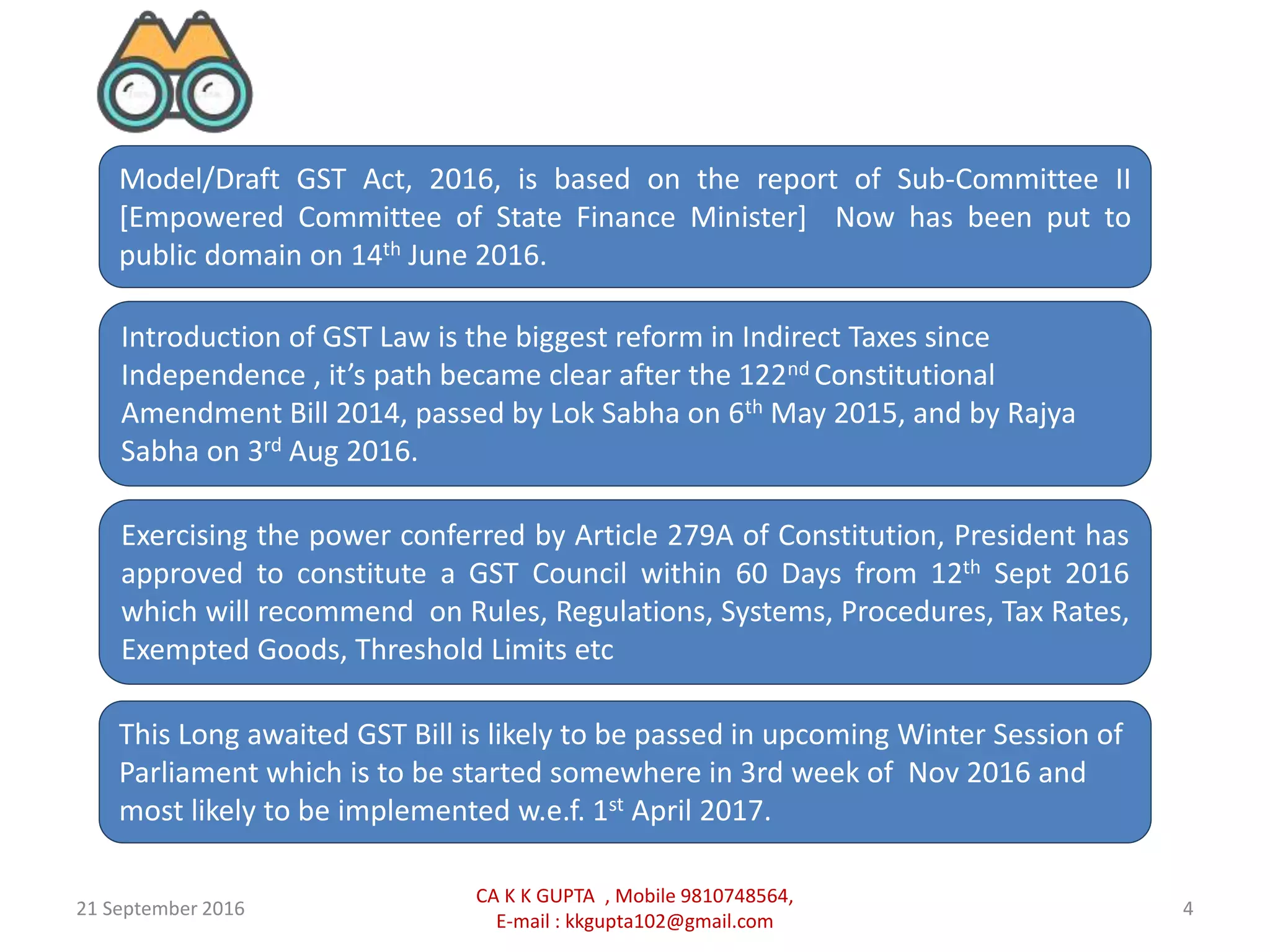 Ppt on Composition Scheme of GST, 2016 | PPTX