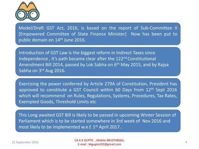 Ppt on Composition Scheme of GST, 2016 | PPTX