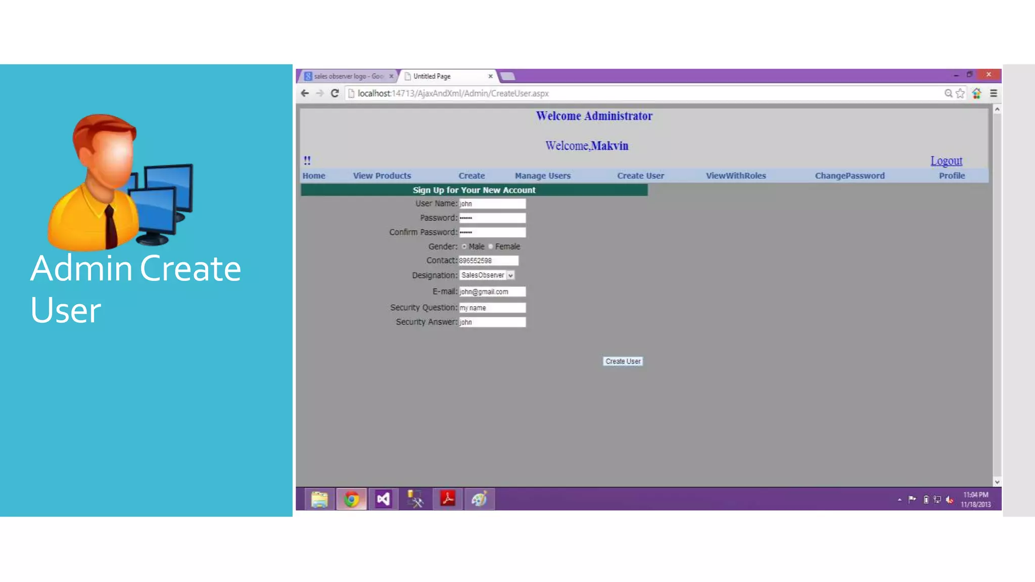 E Commerce Web Application With Screen Shot Ppt