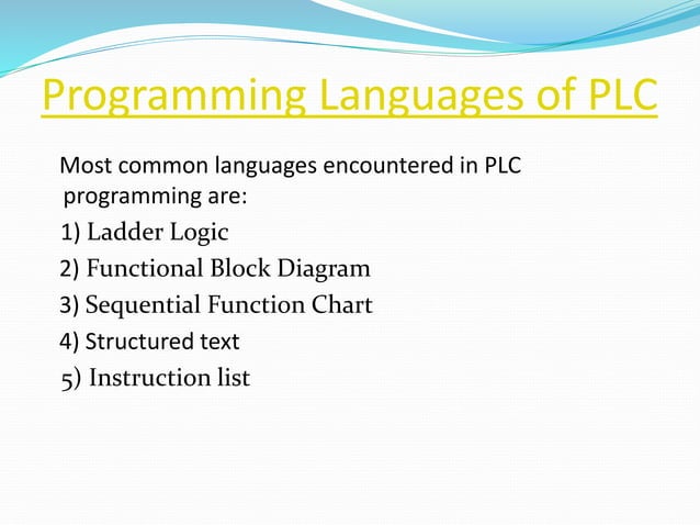 PLC TRAINING | PPTX | Computing | Technology & Computing