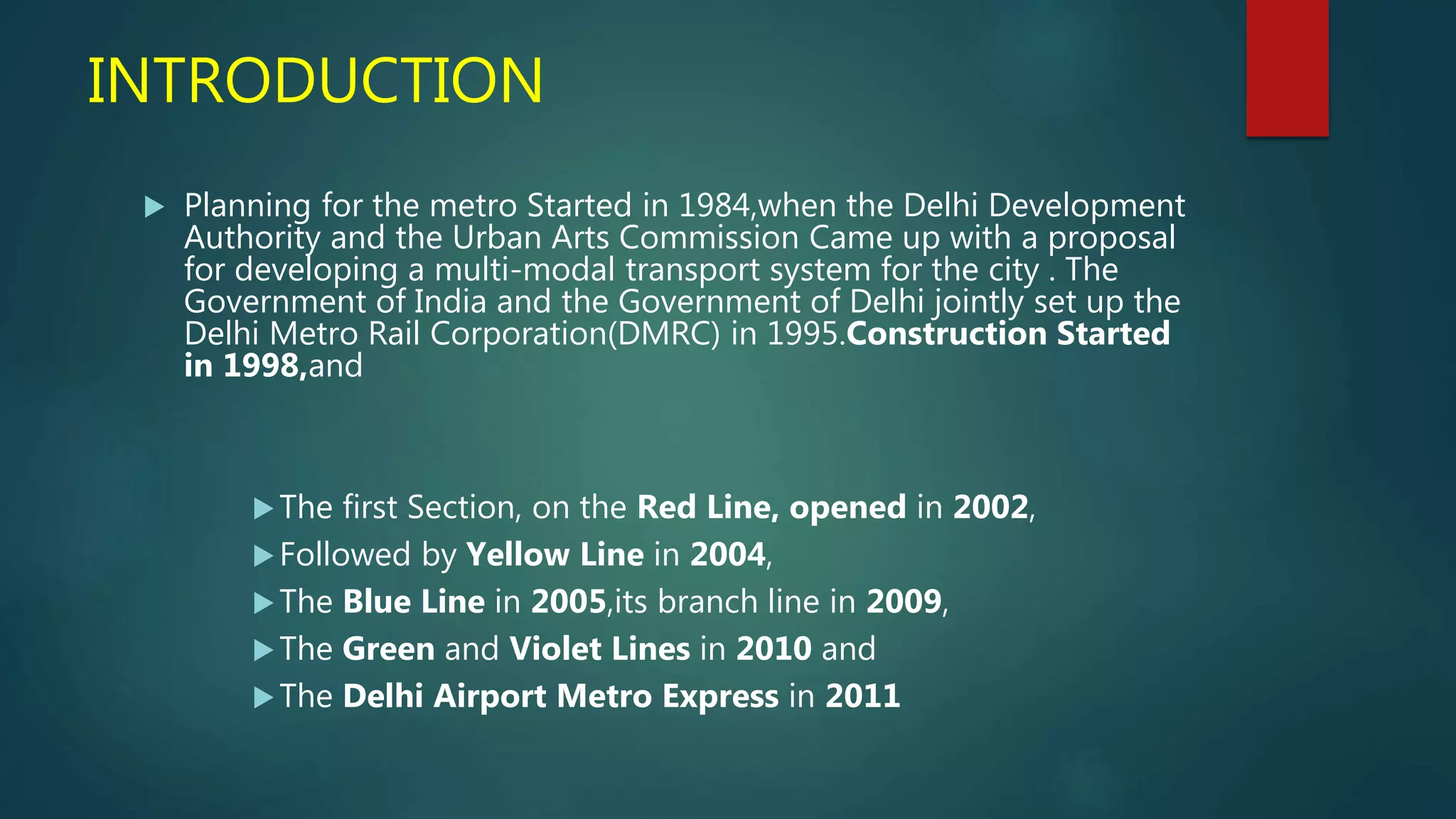 Ppt on DMRC | PPTX