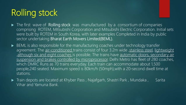 Ppt on DMRC | PPTX | Rail Travel | Travel Type