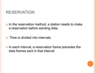 Controlled Access Protocols | PPTX