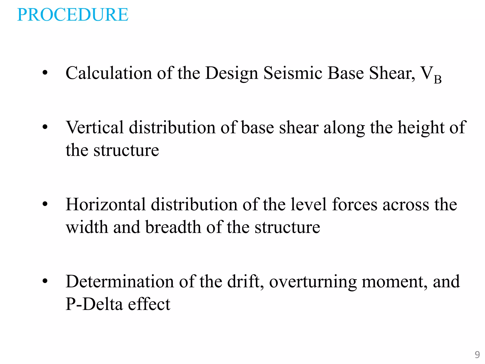Seismic Analysis | PPTX