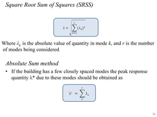 Seismic Analysis | PPTX