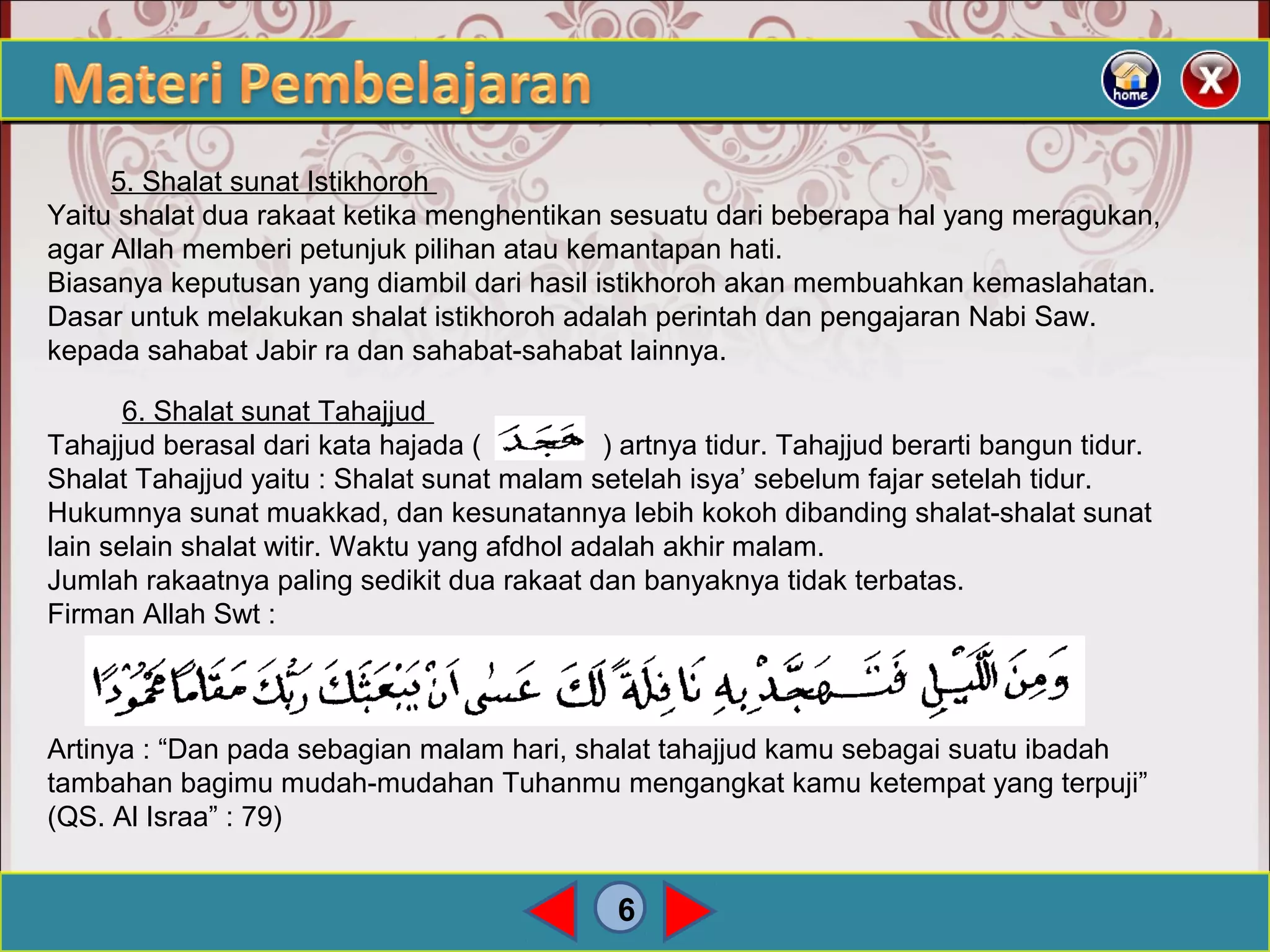 Ppt Sholat Sunah | PPT