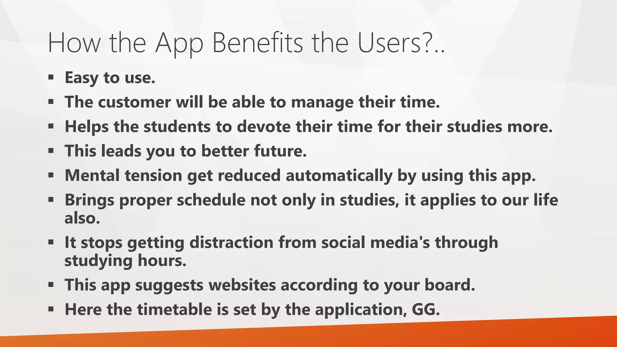 Ppt based on a new application | PPT