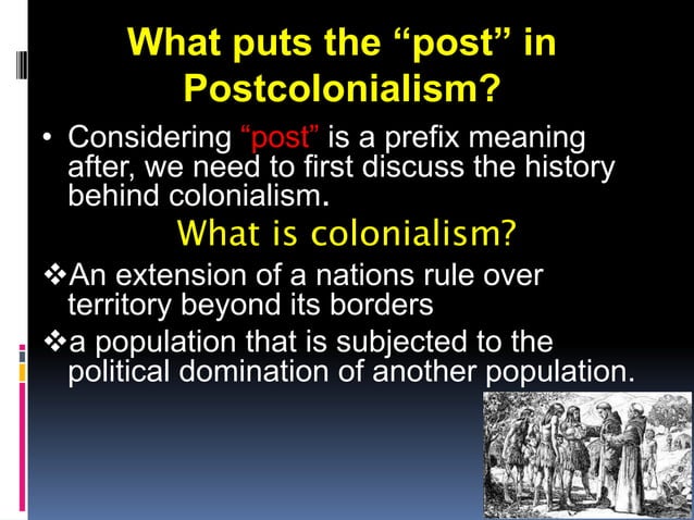 what is post-colonialism? | PPT