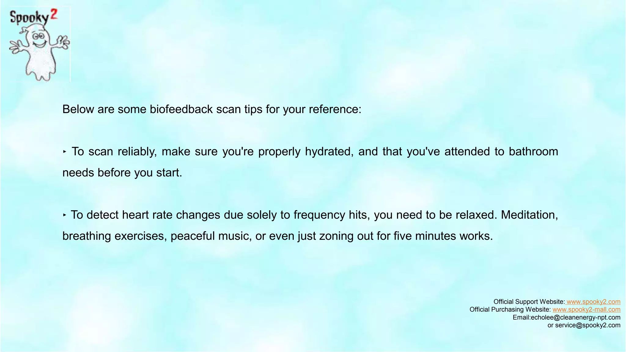 Biofeedback Scan Tips | PPTX