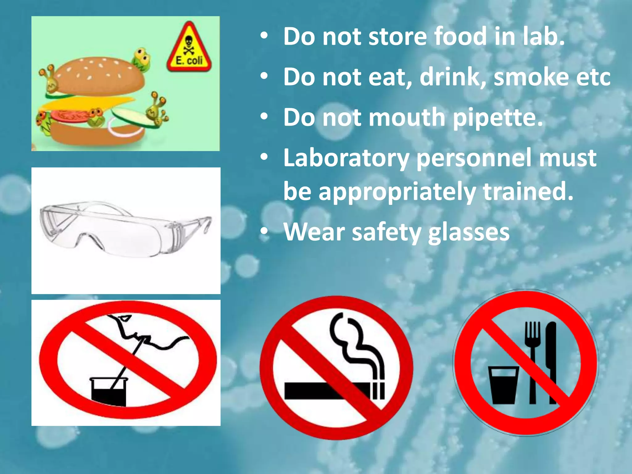 safety measures while working with escherichia coli | PPTX
