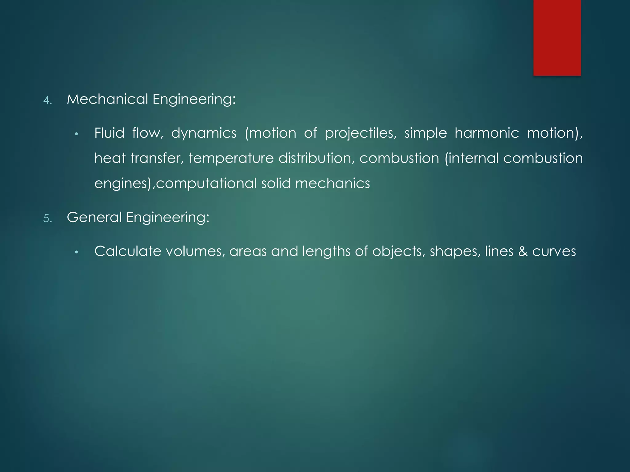 IMPORTANCE OF MATHEMATICS IN ENGINEERING | PDF