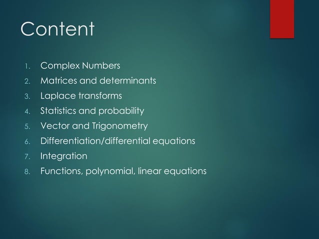 IMPORTANCE OF MATHEMATICS IN ENGINEERING | PDF