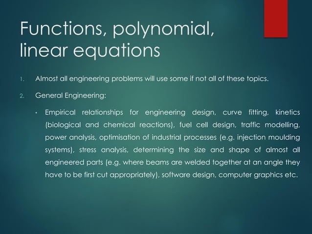 IMPORTANCE OF MATHEMATICS IN ENGINEERING | PDF