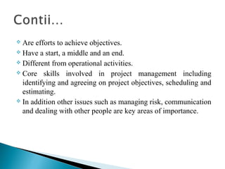 Project Preparation and Management | PPT
