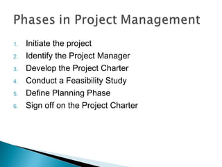 Project Preparation and Management | PPT