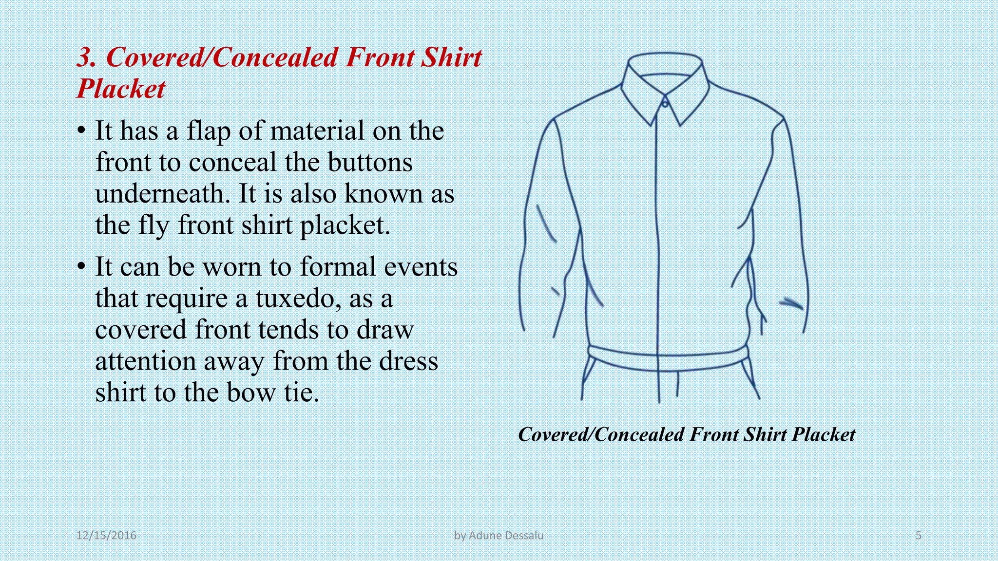 placket, yoke and poket | PPTX