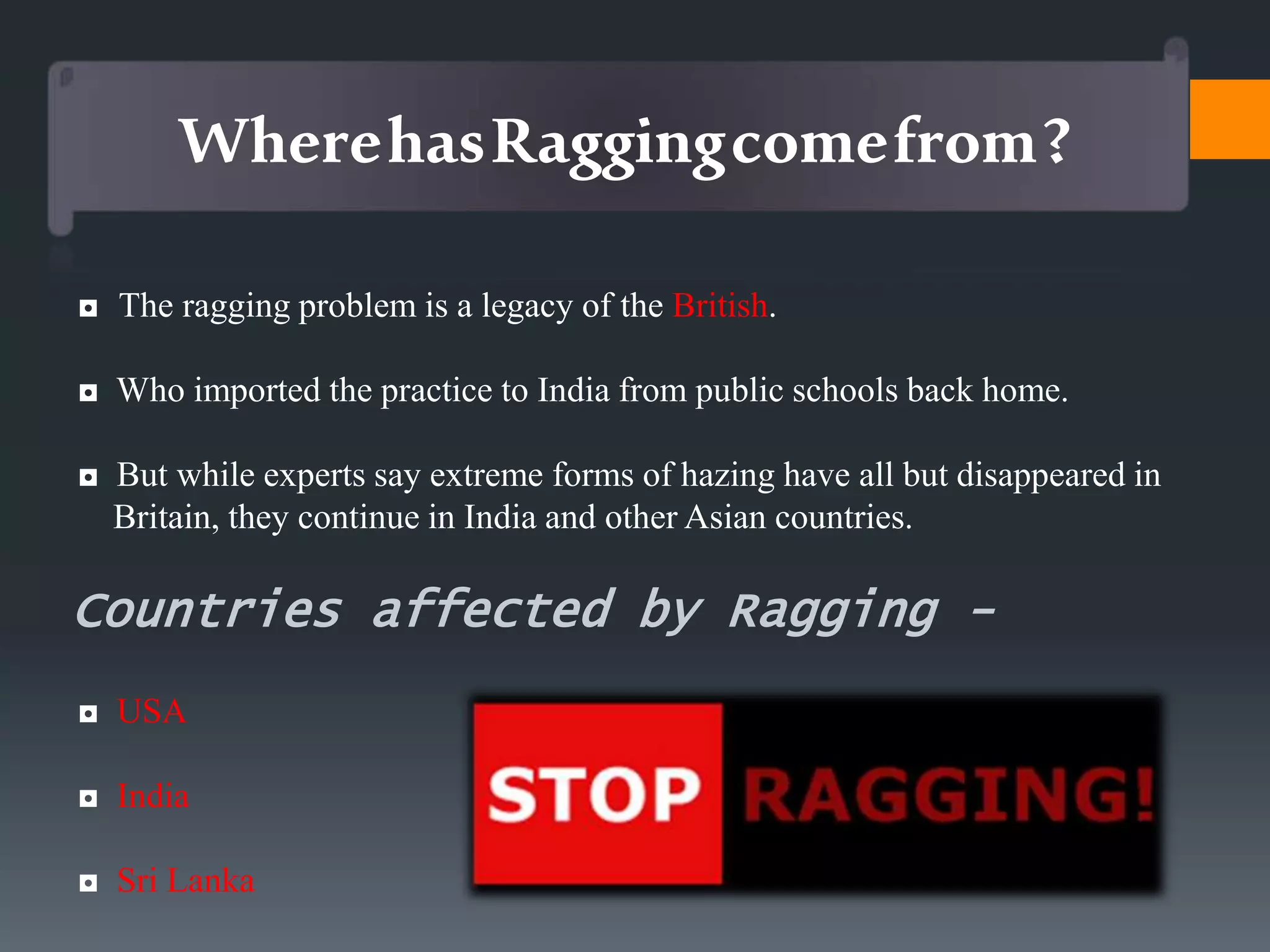 Ragging | PPTX