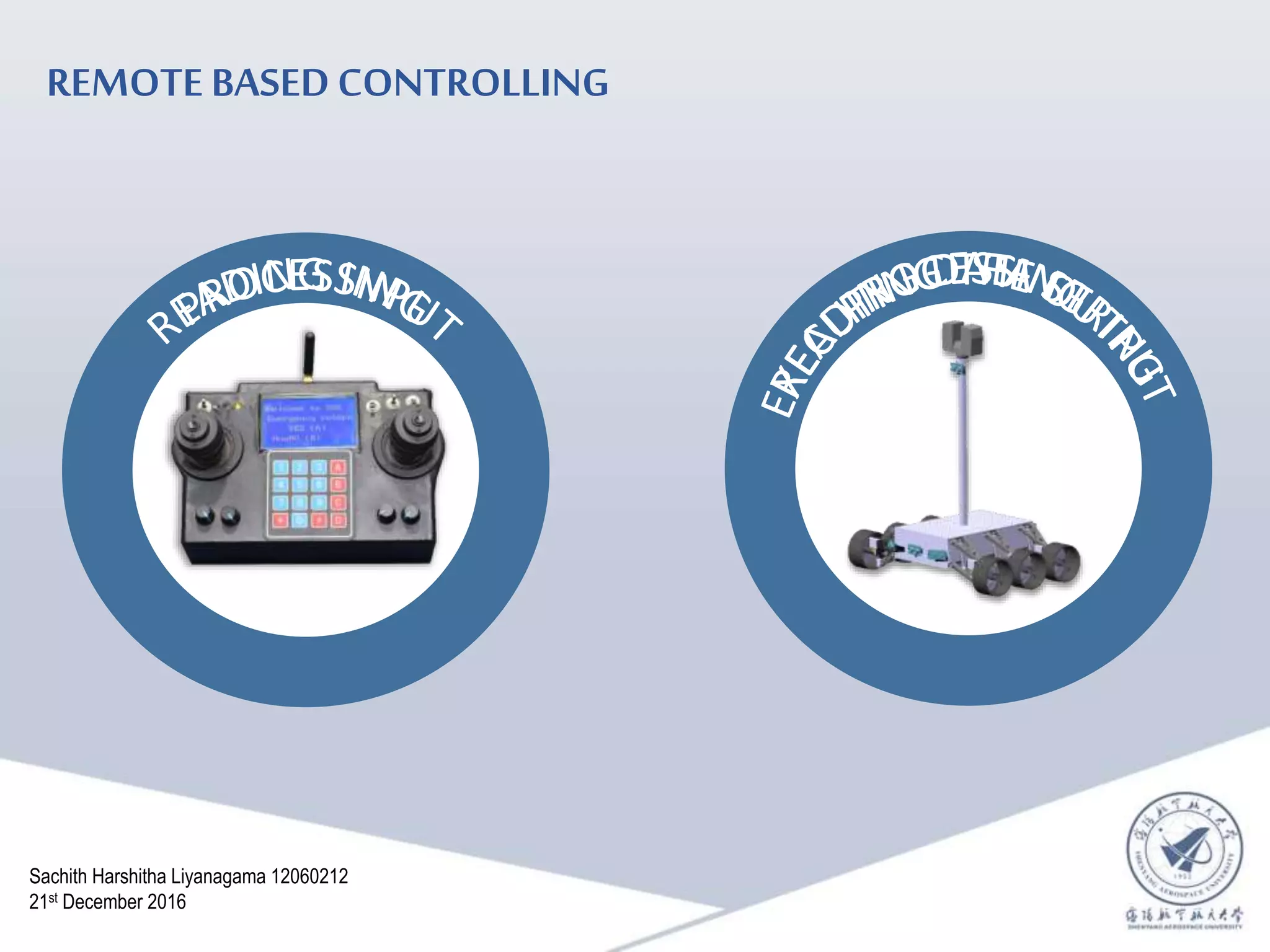 Dimensional metrological scanning autonomous rover specially designed ...