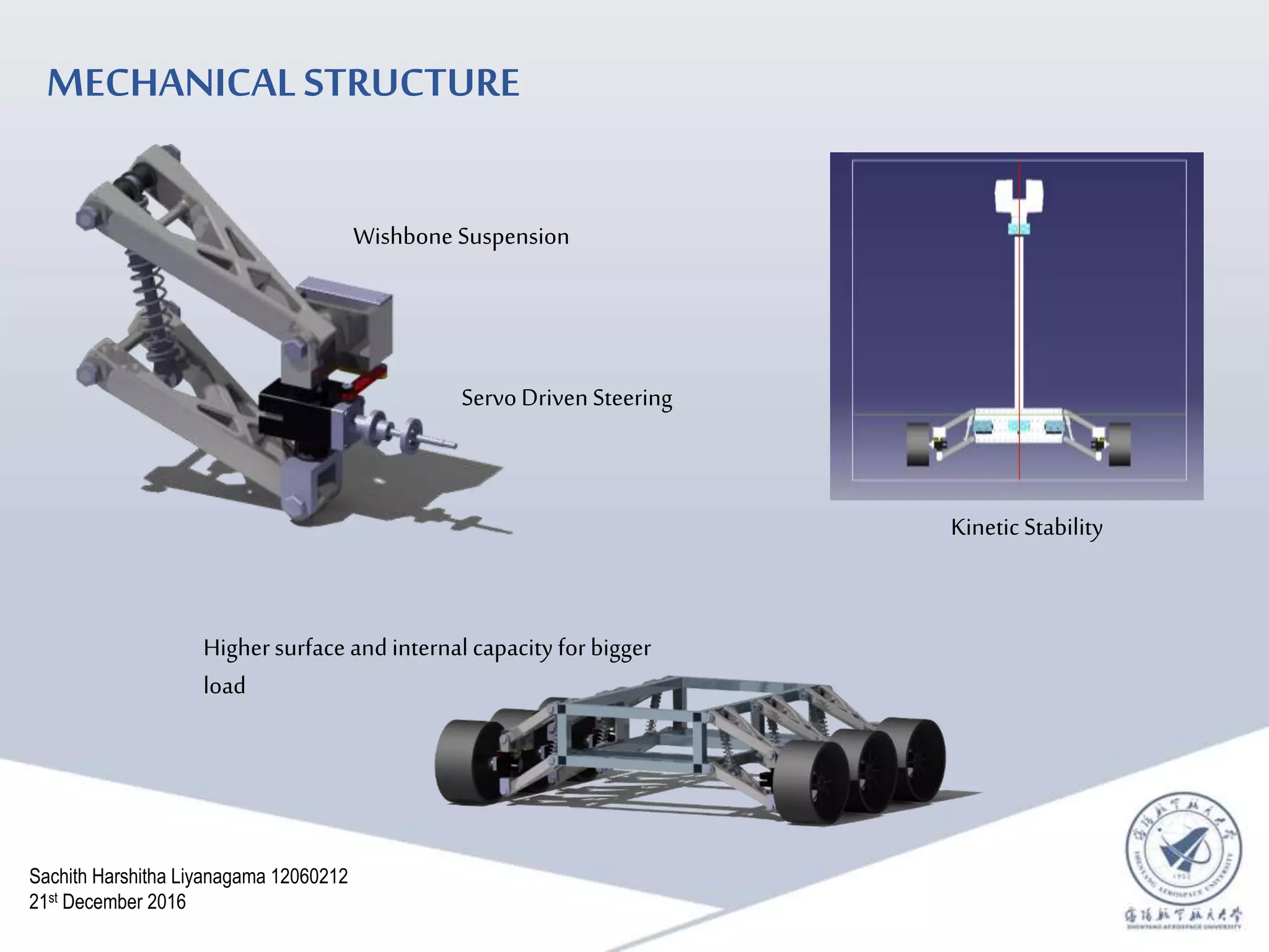 Dimensional metrological scanning autonomous rover specially designed ...