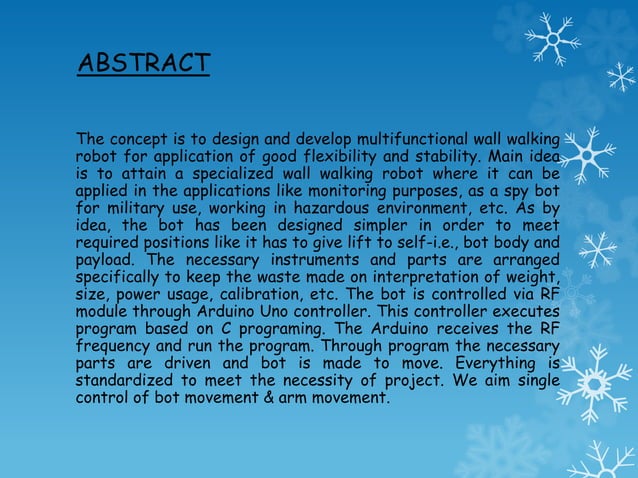 Wall Walking Bot | PPTX