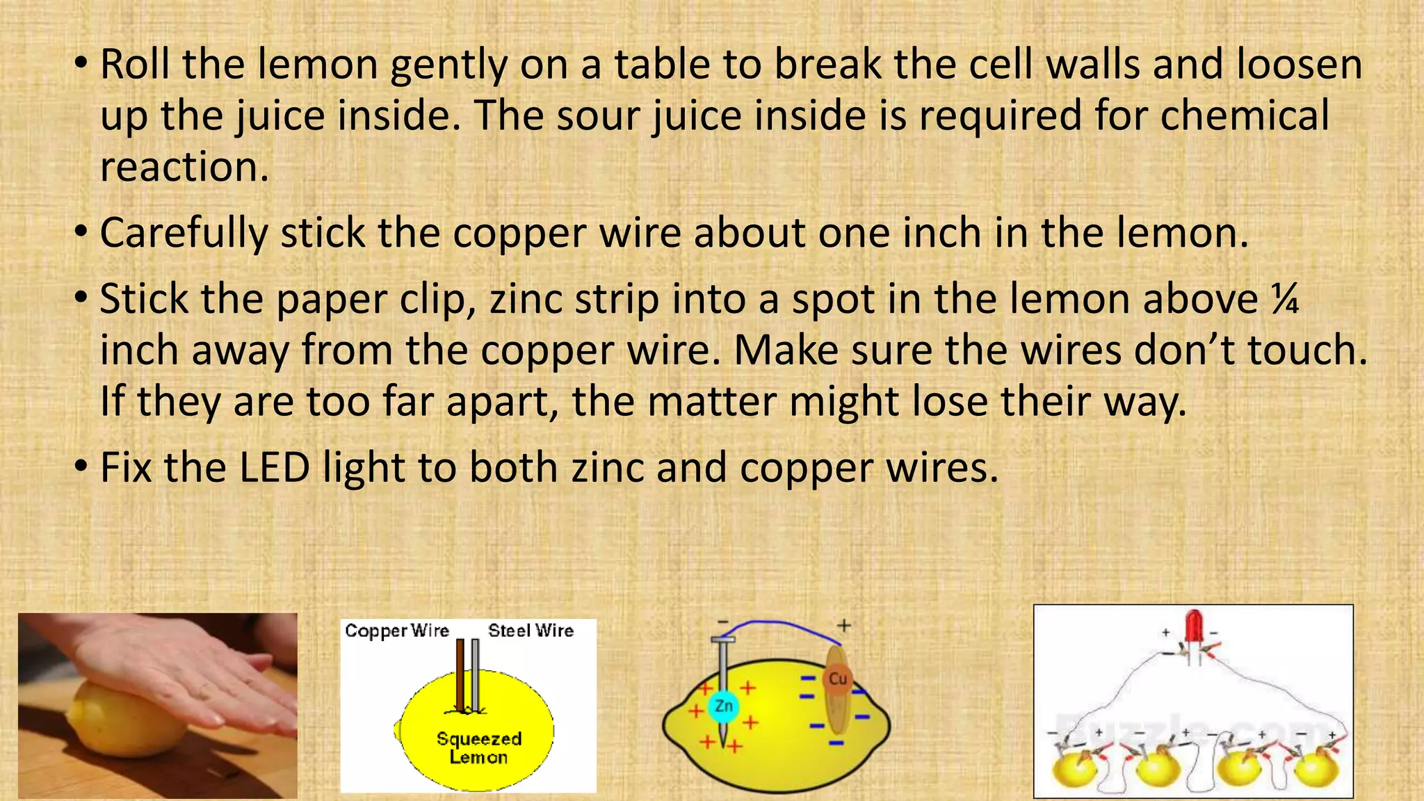 citrus fruit electricity | PPTX