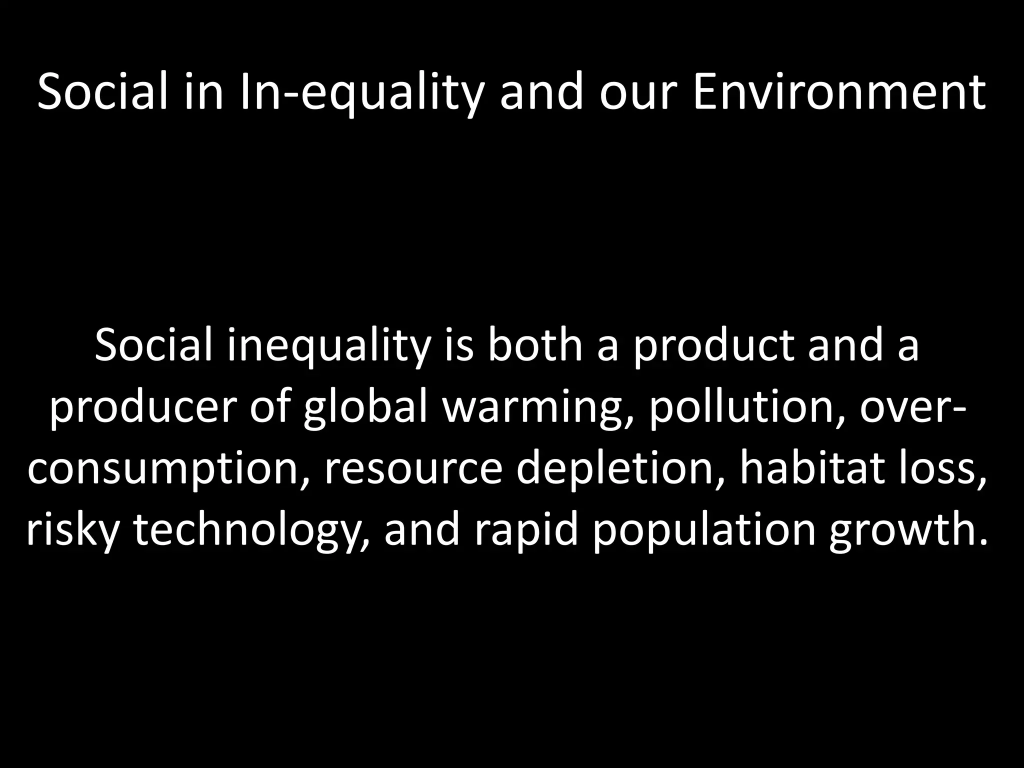 Environmental Problems and society. | PPTX