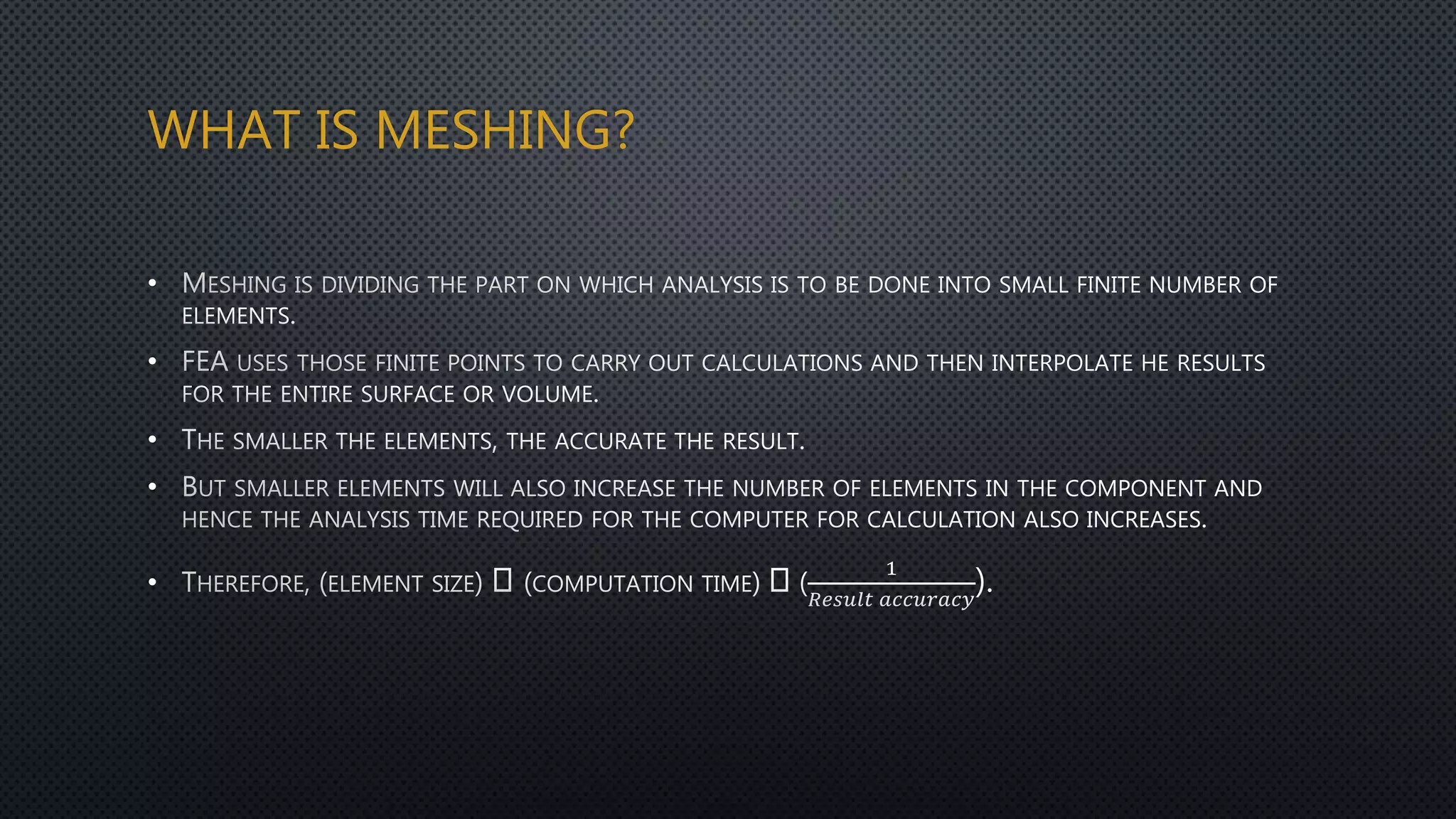 PPT-2 Starting with hypermesh - Meshing | PPTX