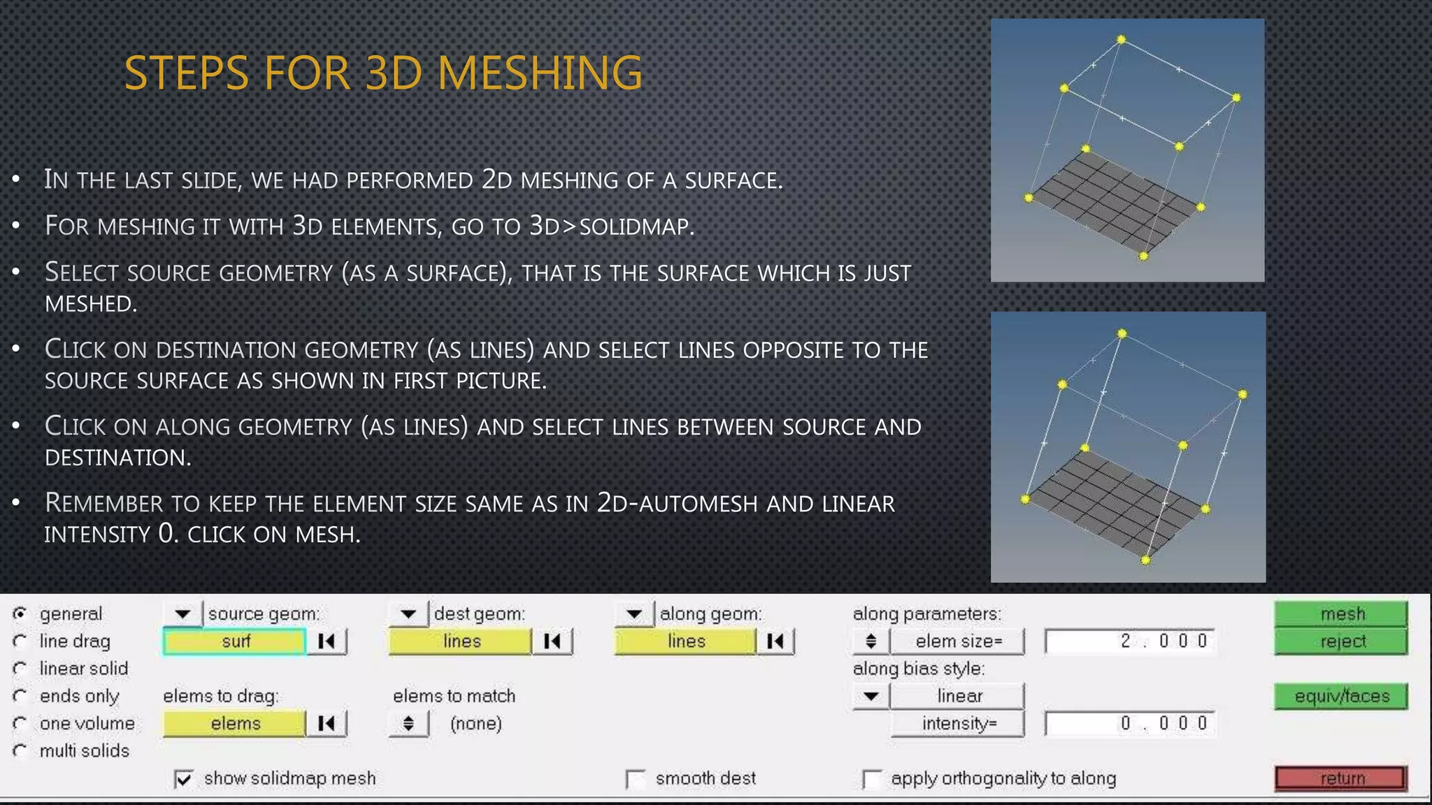 PPT-2 Starting with hypermesh - Meshing | PPTX