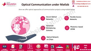 Matlab Communication Projects Research Assistance | PPT