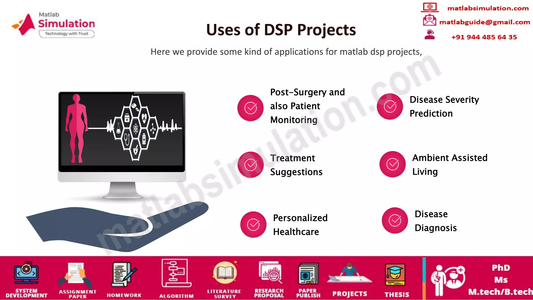 Matlab DSP Projects Research Guidance | PPT