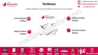 Control System Matlab Projects Research Guidance | PPT