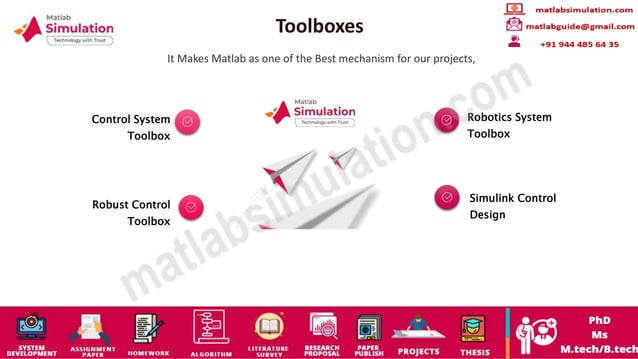 Control System Matlab Projects Research Guidance | PPT