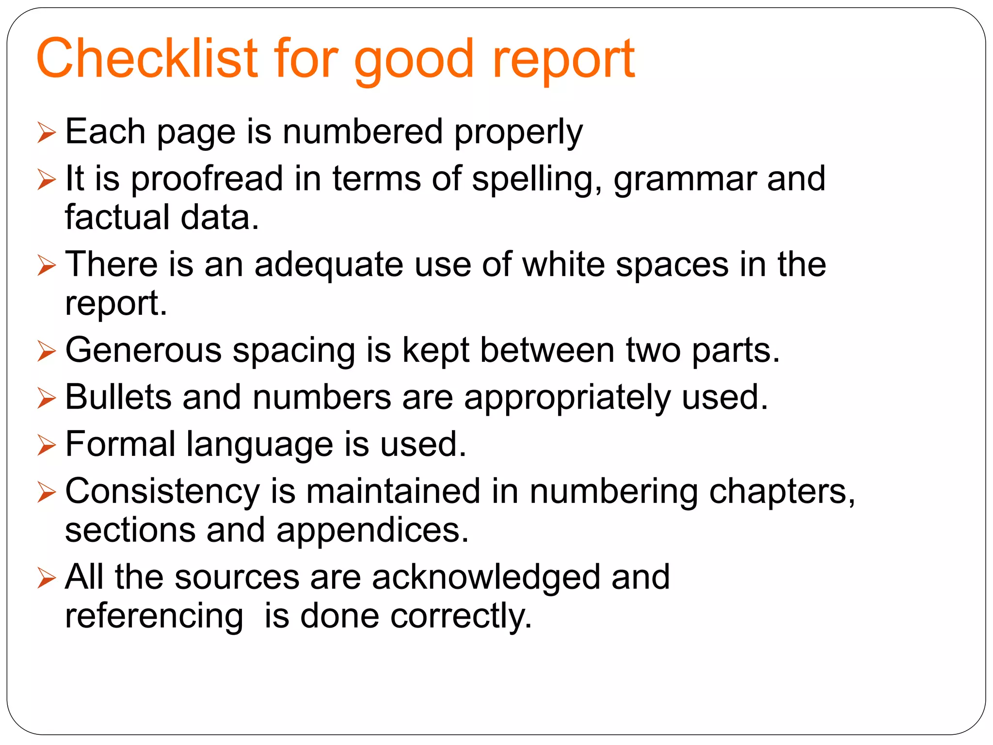 PPT On Report Writing | PPTX