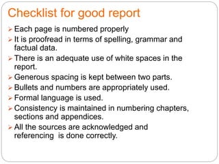 PPT On Report Writing | PPTX