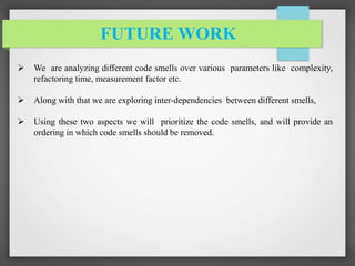 Code Smell, Software Engineering | PPTX