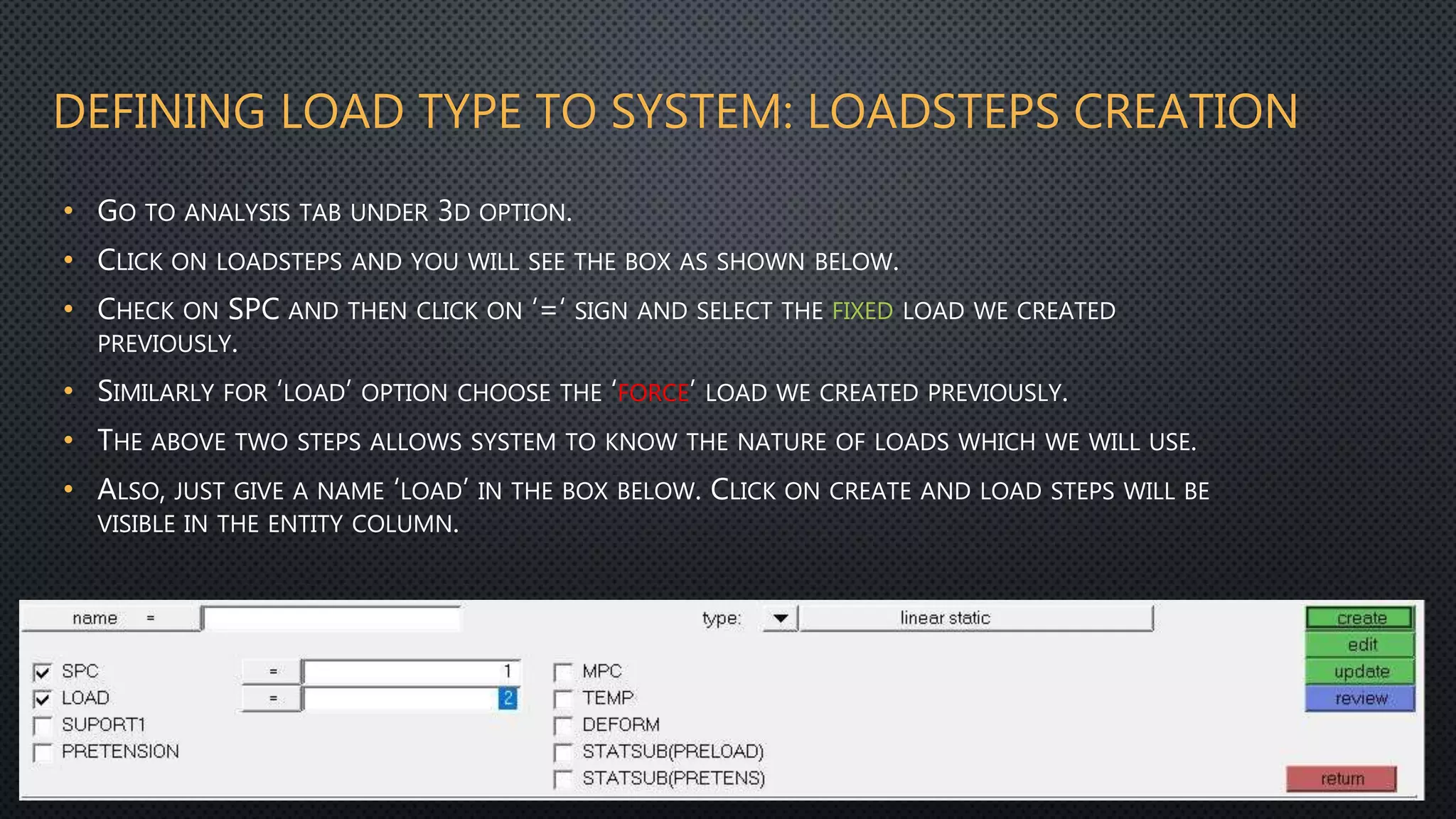 PPT.3 Starting with hypermesh – Static Load Application and Analysis | PPTX