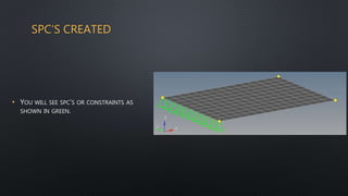 PPT.3 Starting with hypermesh – Static Load Application and Analysis | PPTX