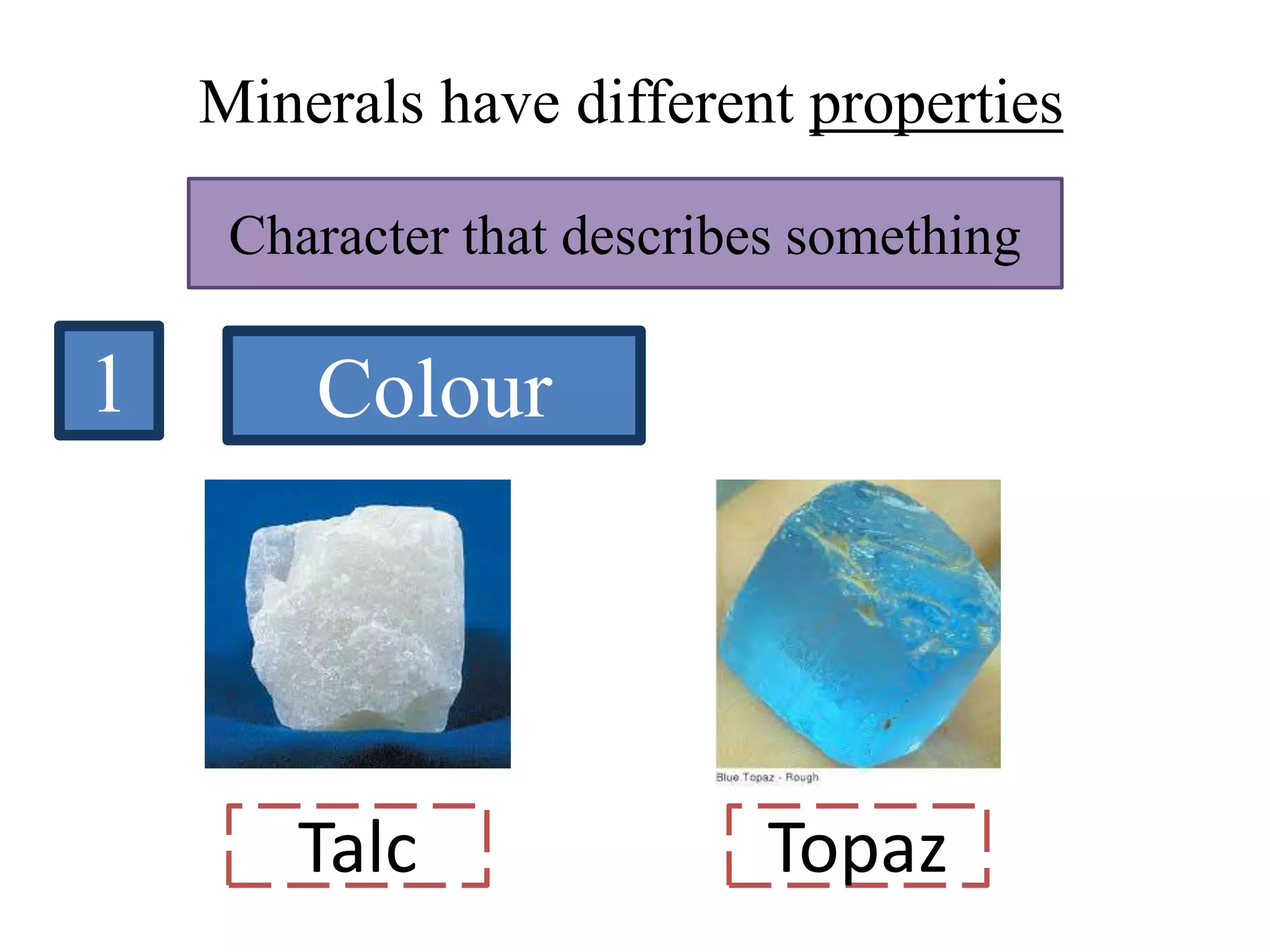 minerals and rocks | PPTX