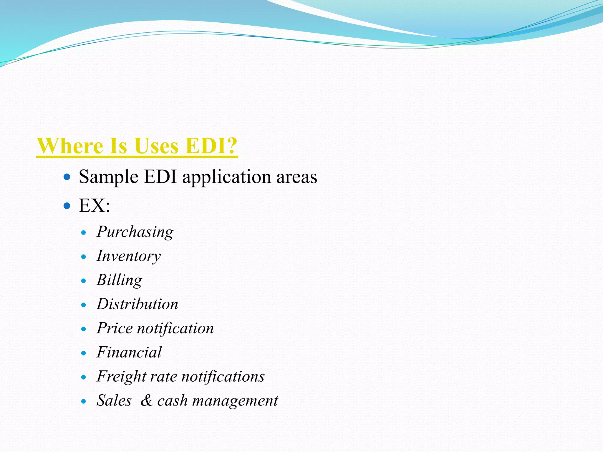 Electronic Data Interchange | PPTX