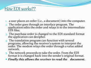 Electronic Data Interchange | PPTX