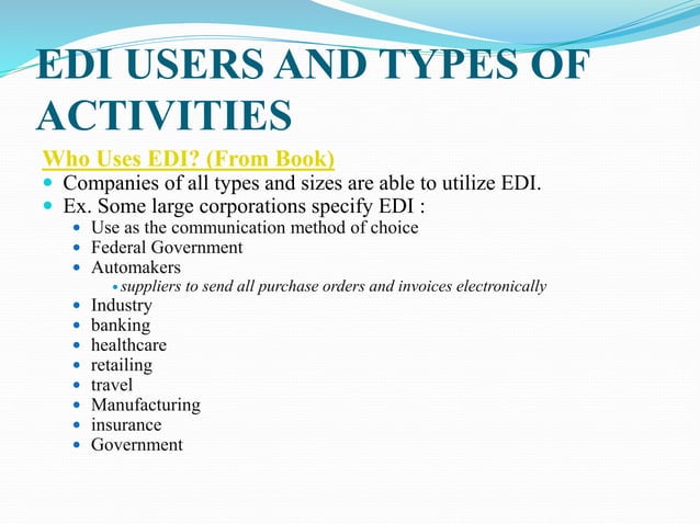 Electronic Data Interchange | PPTX