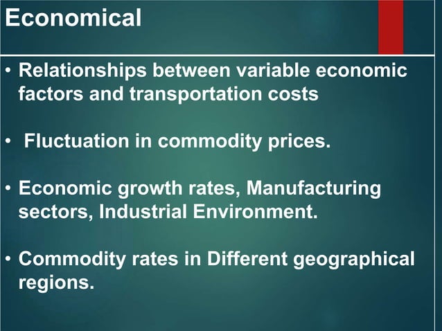 logistics industry and pestle and marketing mix swot analyis of it | PPTX