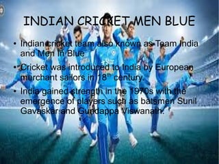cricket | ODP