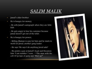 Salim Malik Slumdog Millionaire