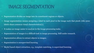 image segmentation by Rajesh | PPT