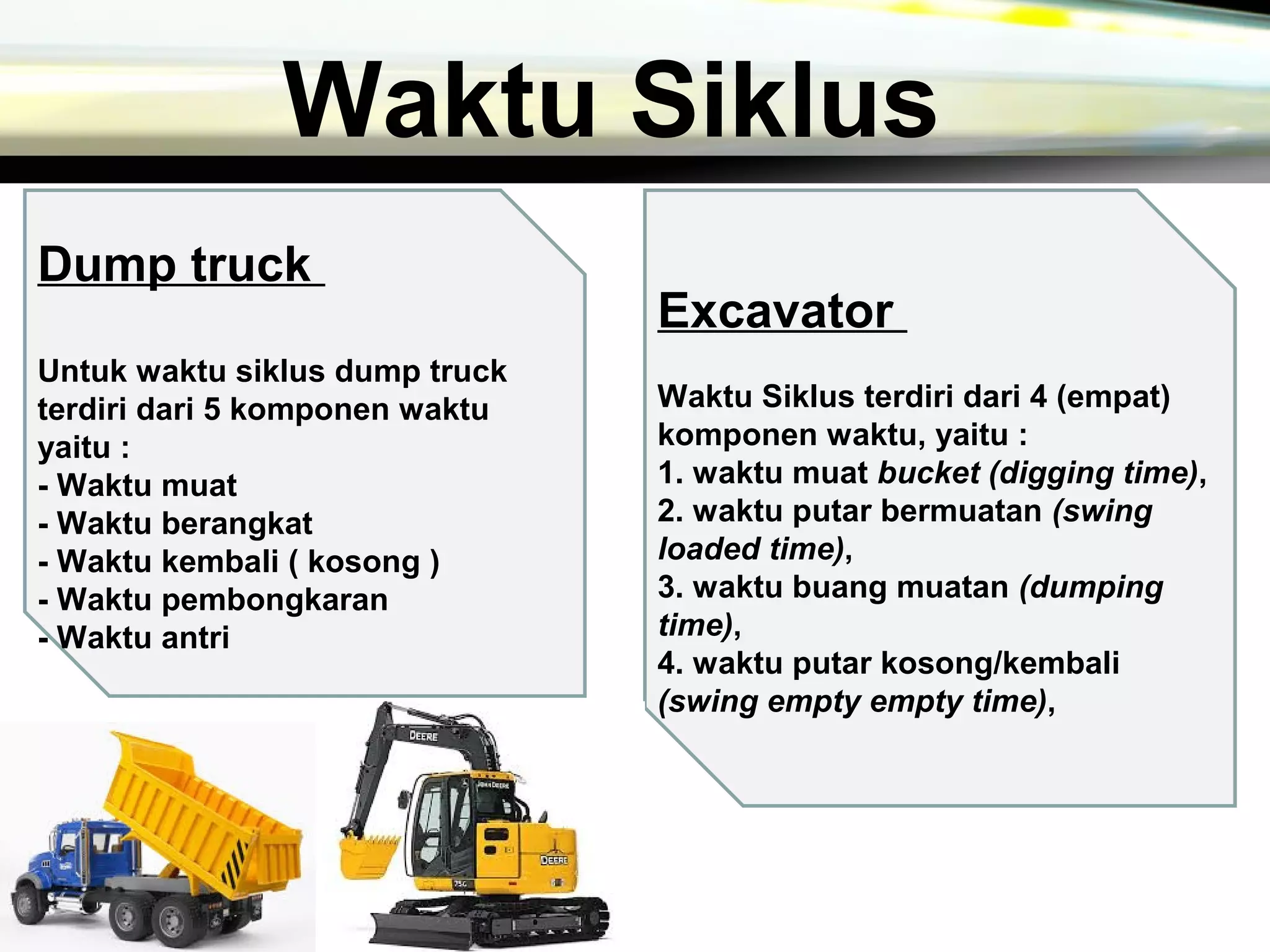 Optimalisasi Penggunaan Alat Berat | PPT