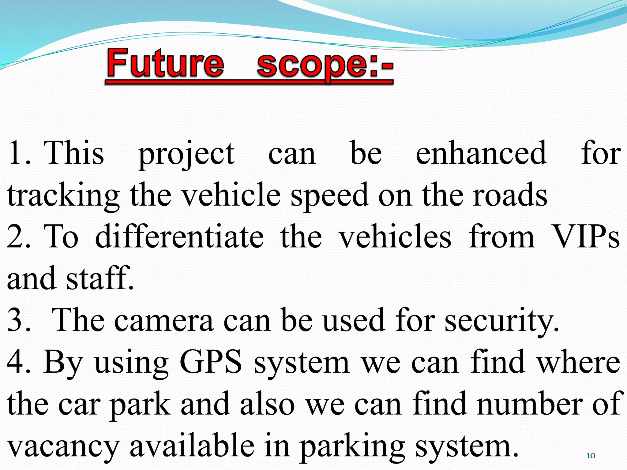 RFID based car PARKING SYSTEM | PPTX