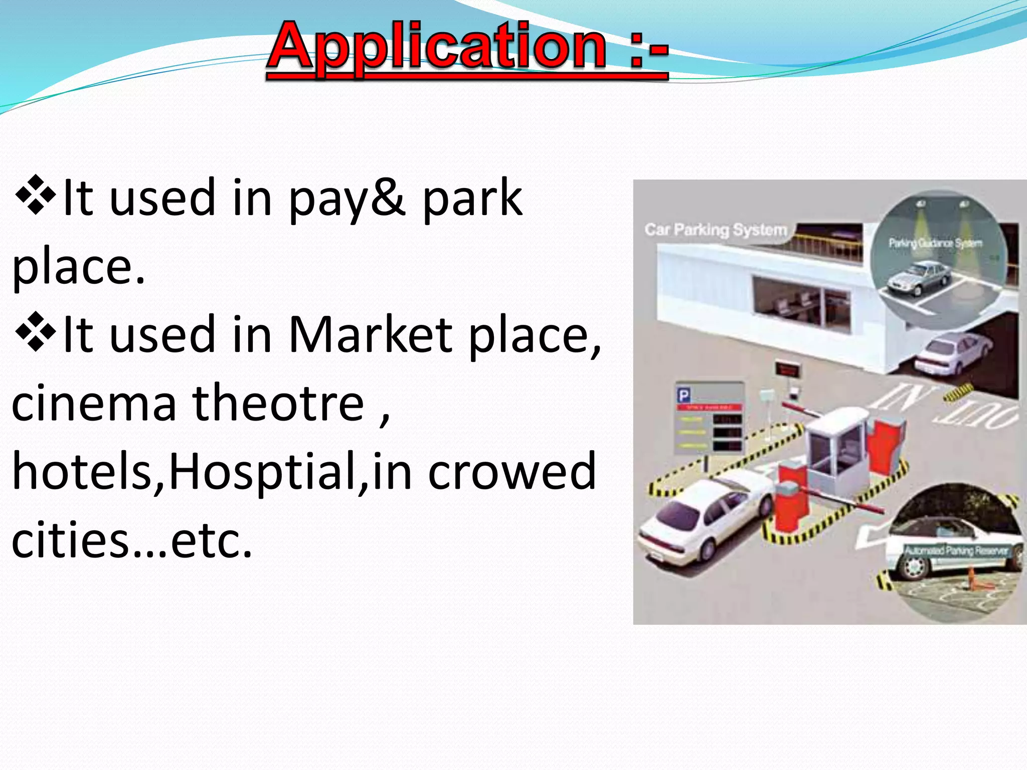 RFID based car PARKING SYSTEM | PPTX